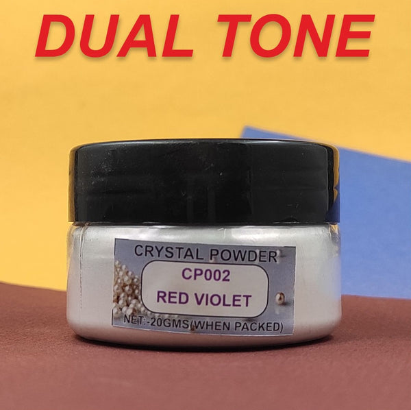 Dual Tone Crystal Powder (20 GMS) – Bina's Art - Resin Store