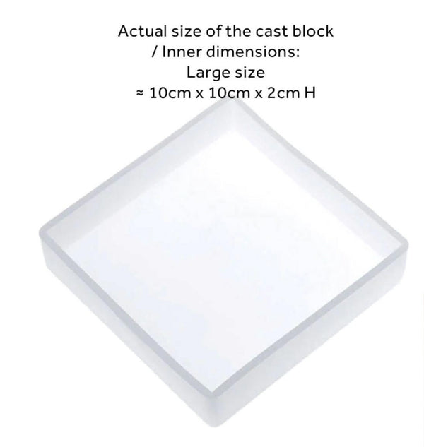 4 Inch Square 20MM Deep Mould – Bina's Art - Resin Store
