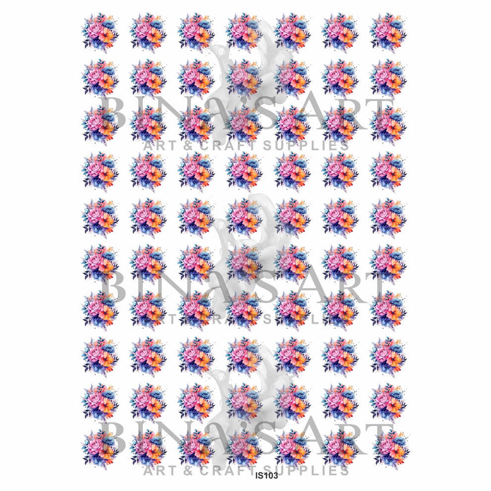 Flower Insert Sheet (Transparent Sheet) – Bina's Art - Resin Store