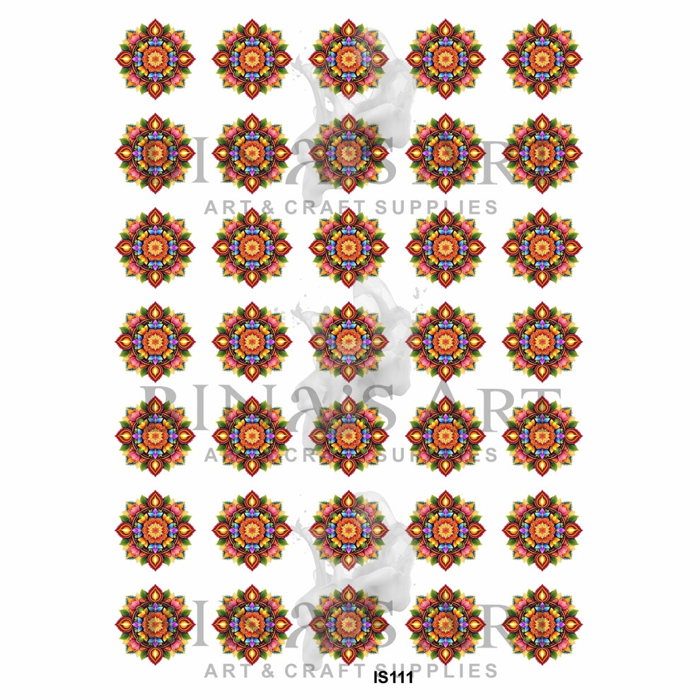 Rangoli Design Insert Sheet (Transparent Sheet) – Bina's Art - Resin Store