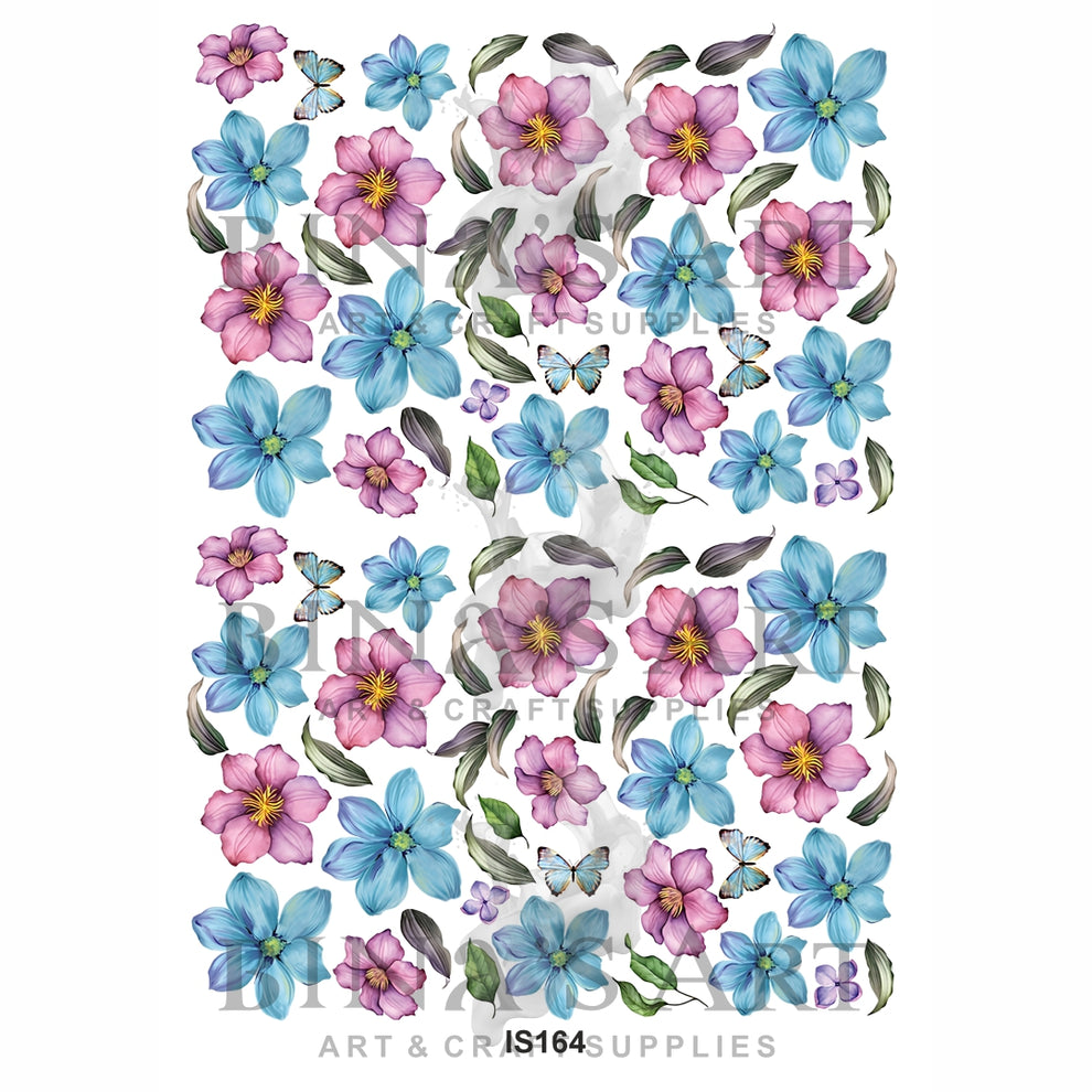 Floral Designs Insert Sheet (Transparent Sheet) – Bina's Art - Resin Store