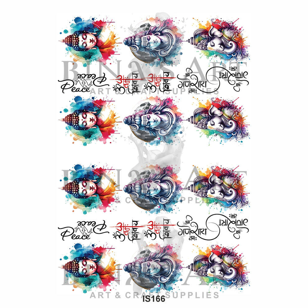 God Designs Insert Sheet (Transparent Sheet) – Bina's Art - Resin Store