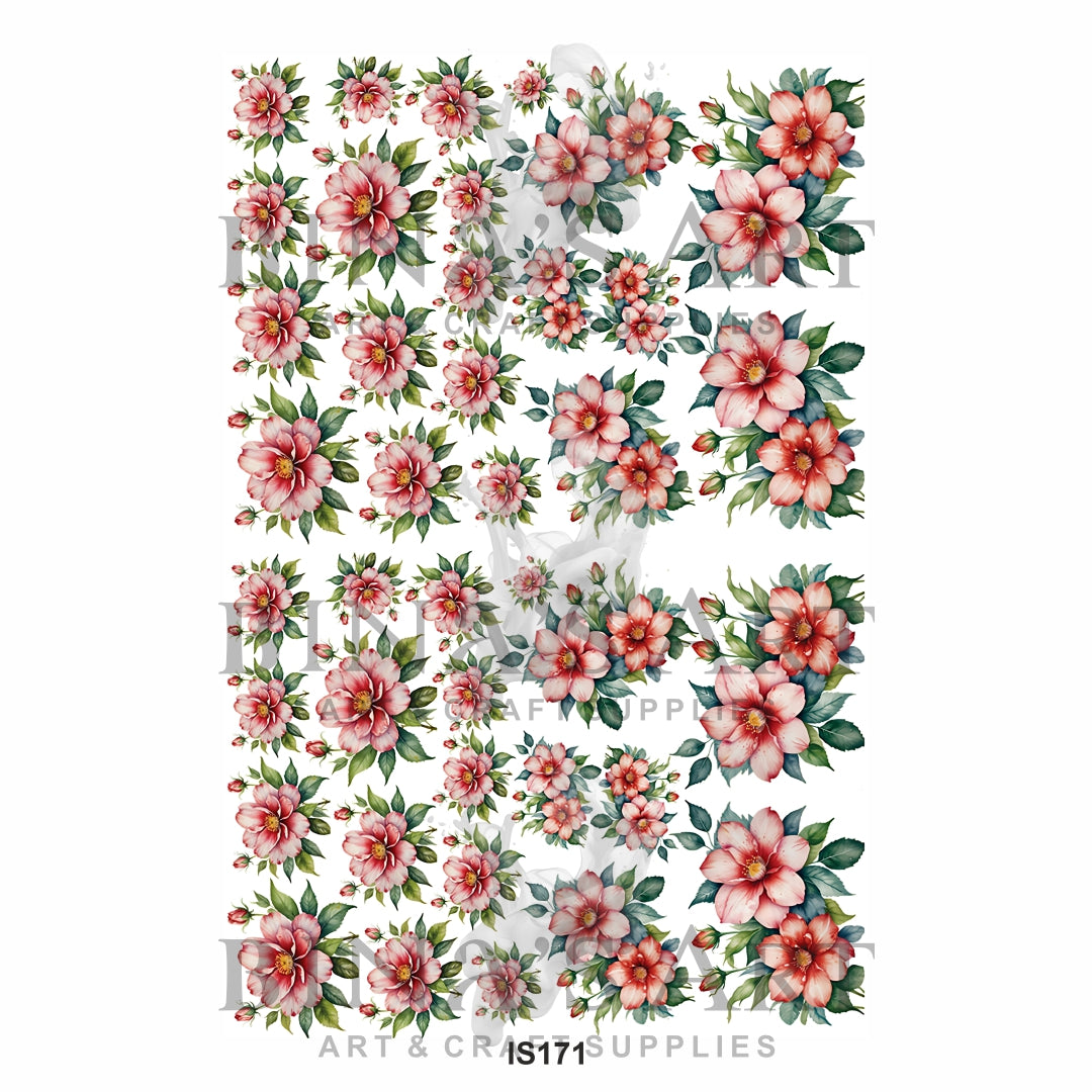 Floral Designs Insert Sheet (Transparent Sheet) – Bina's Art - Resin Store