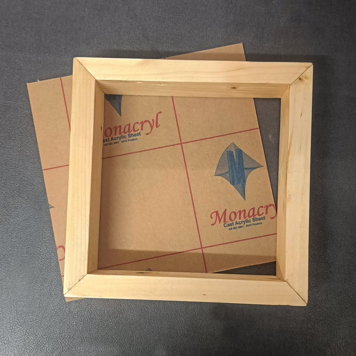 Pine Wood Frame With Acrylic Base – Bina's Art - Resin Store