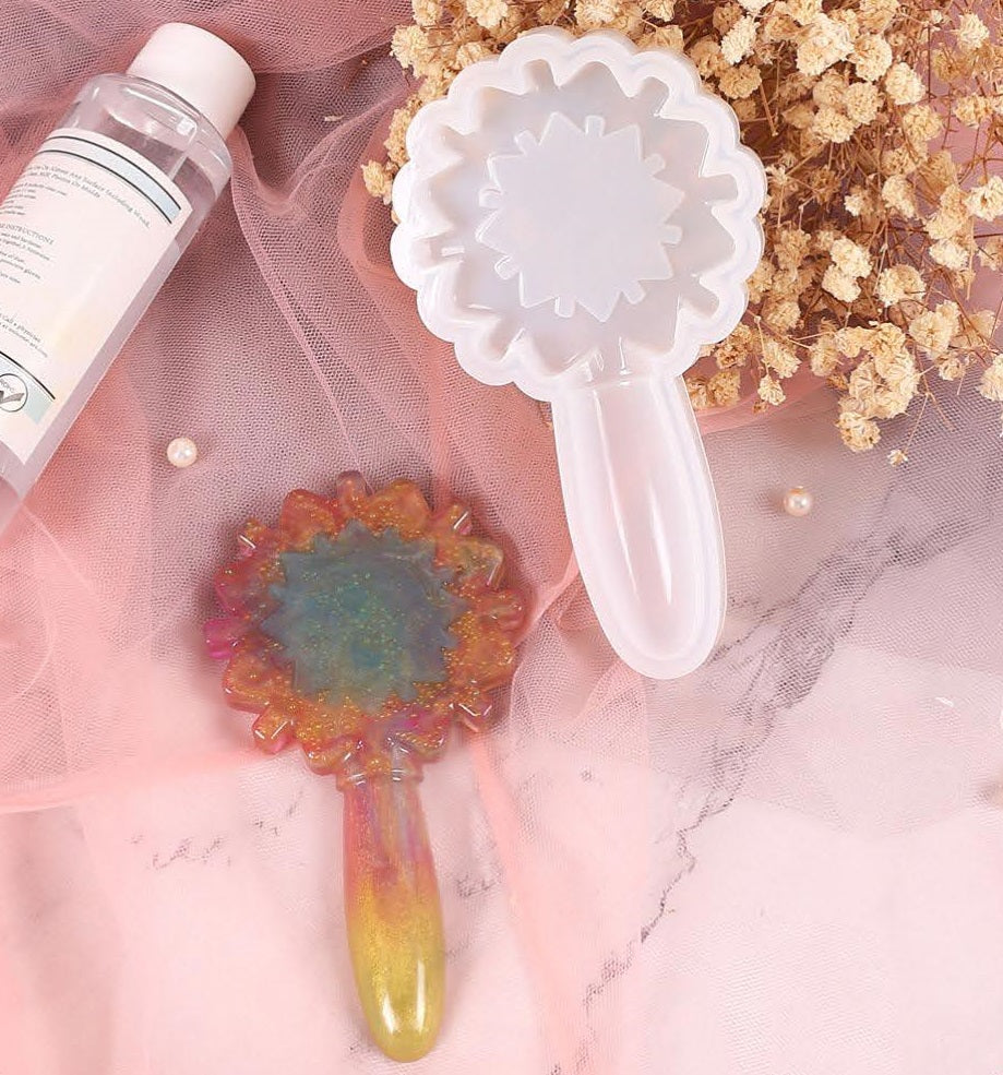 Flower Mirror Mould – Bina's Art - Resin Store